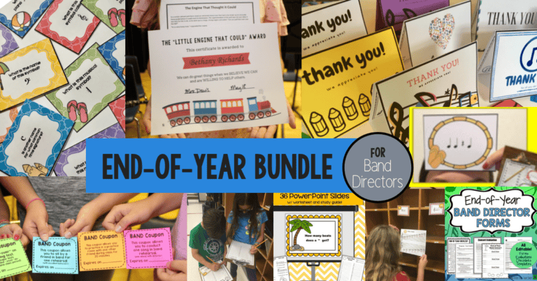 Free Printable Band Audition Music (for end of year auditions) - Band ...
