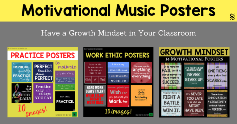 Band Hall Bulletin Board Printables - Band Directors Talk Shop