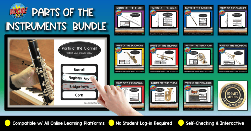Ideas for Teaching the Parts of the Instruments - Band Directors Talk Shop