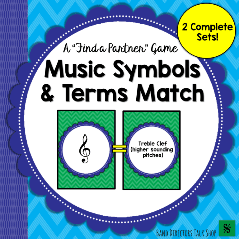 Musical Symbols & Terms - Band Directors Talk Shop