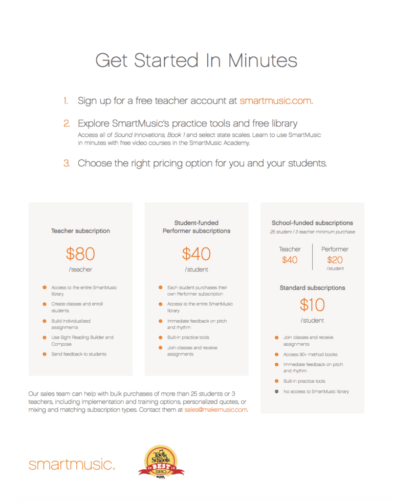 Smartmusic Band Directors Talk Shop