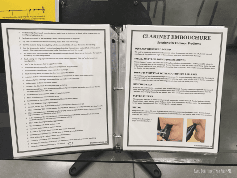Tips for Teaching Embouchure in Beginning Band - Band Directors Talk Shop