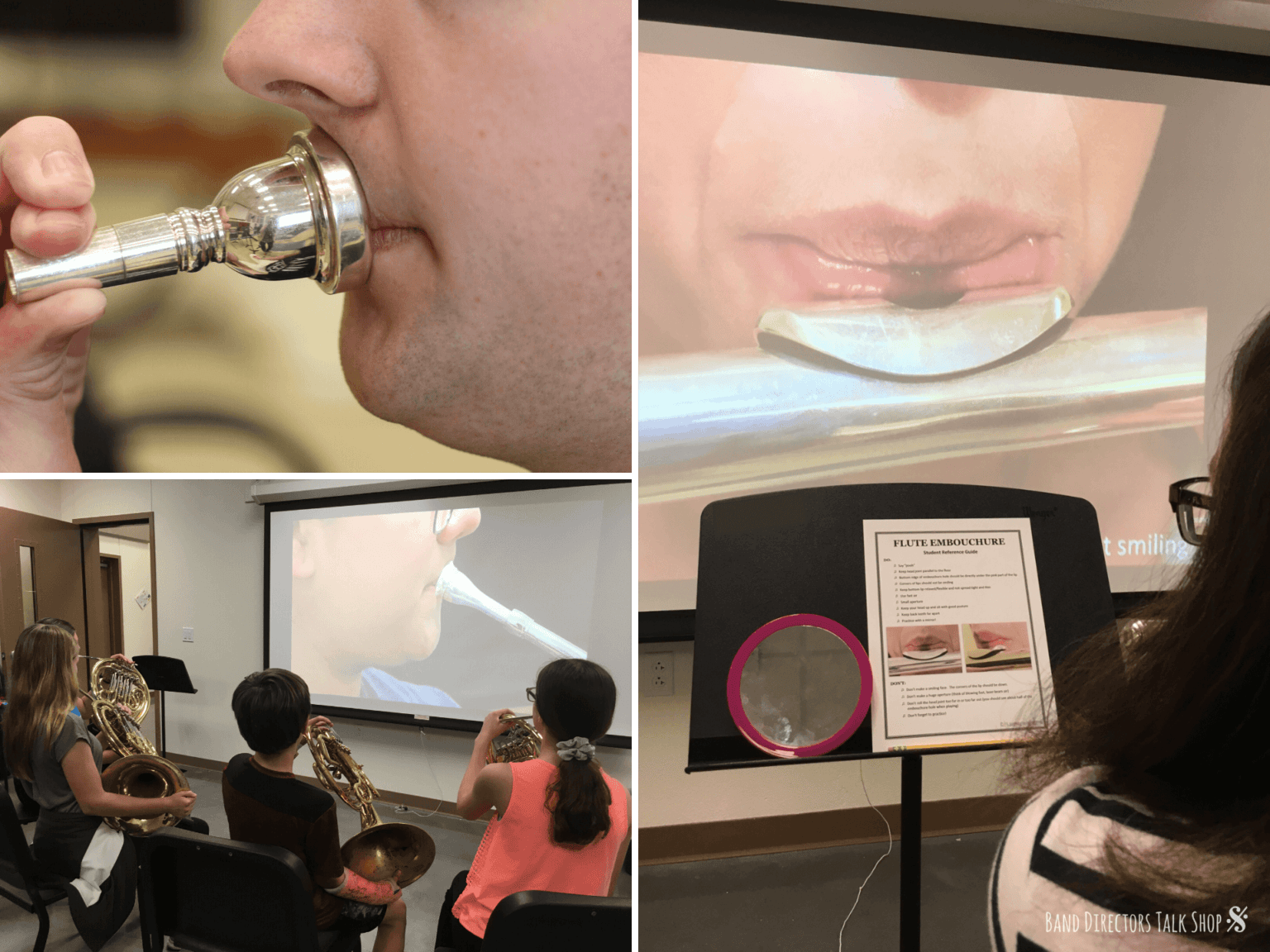 Tips for Teaching Embouchure in Beginning Band - Band Directors Talk Shop