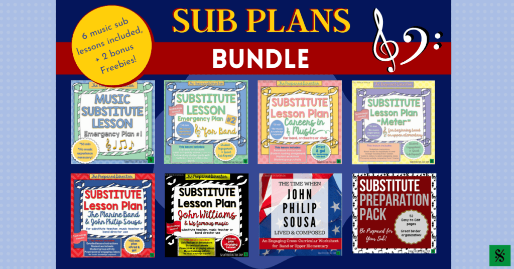 6 Band Director Sub Plans to Have Ready-to-Go - Band Directors Talk Shop