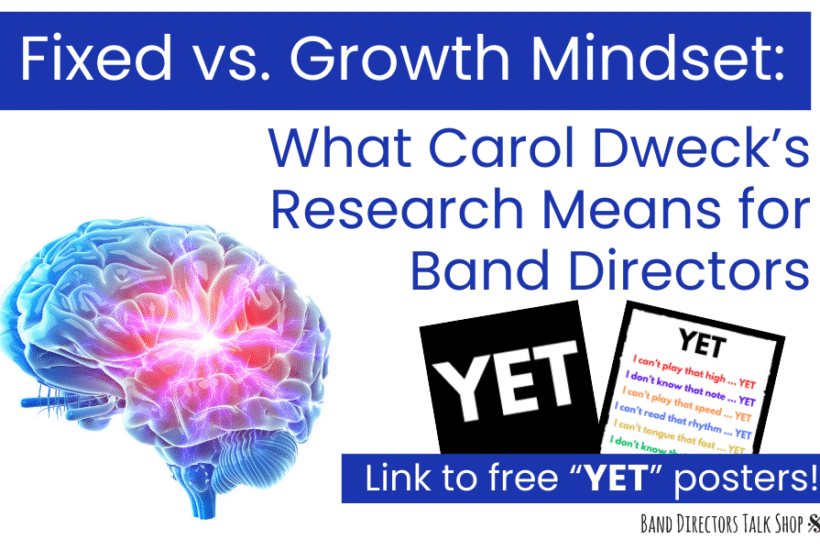 Fixed vs. Growth Mindset: What Carol Dweck’s Research Means for Band ...